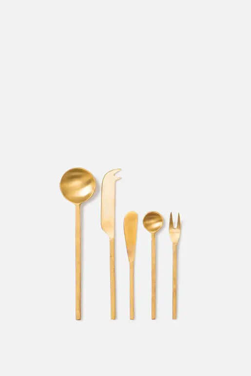 Forge Brass Dish Spoon | Città | Marmaduke Shoppe