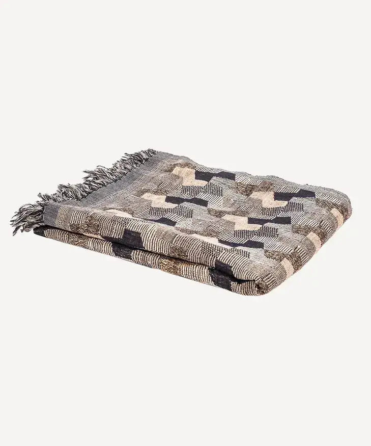 Repetition Wool Silk Throw | French Country Collections | Marmaduke ...