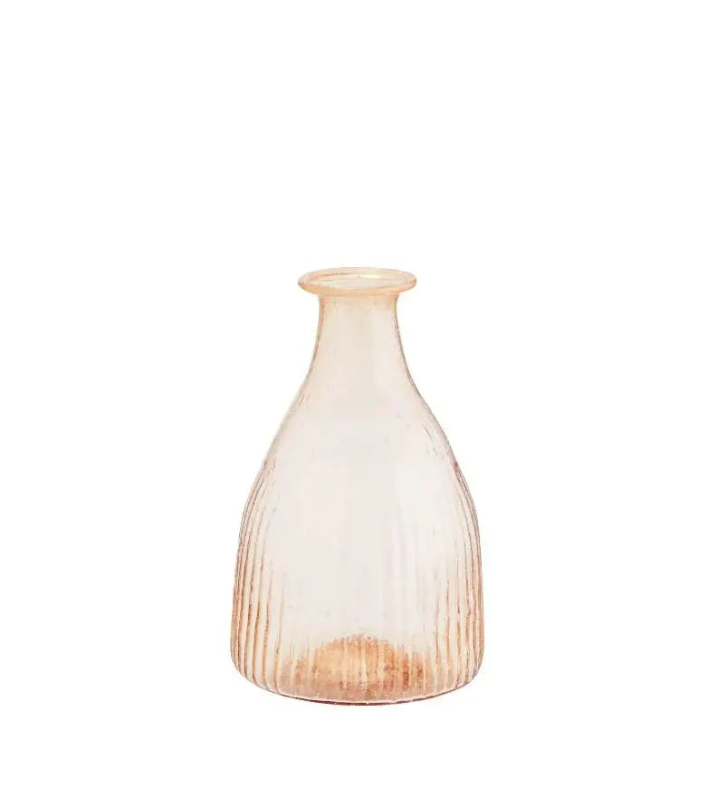 Soft Peach Recycled Glass Vase Shop Online At Marmaduke Shoppe