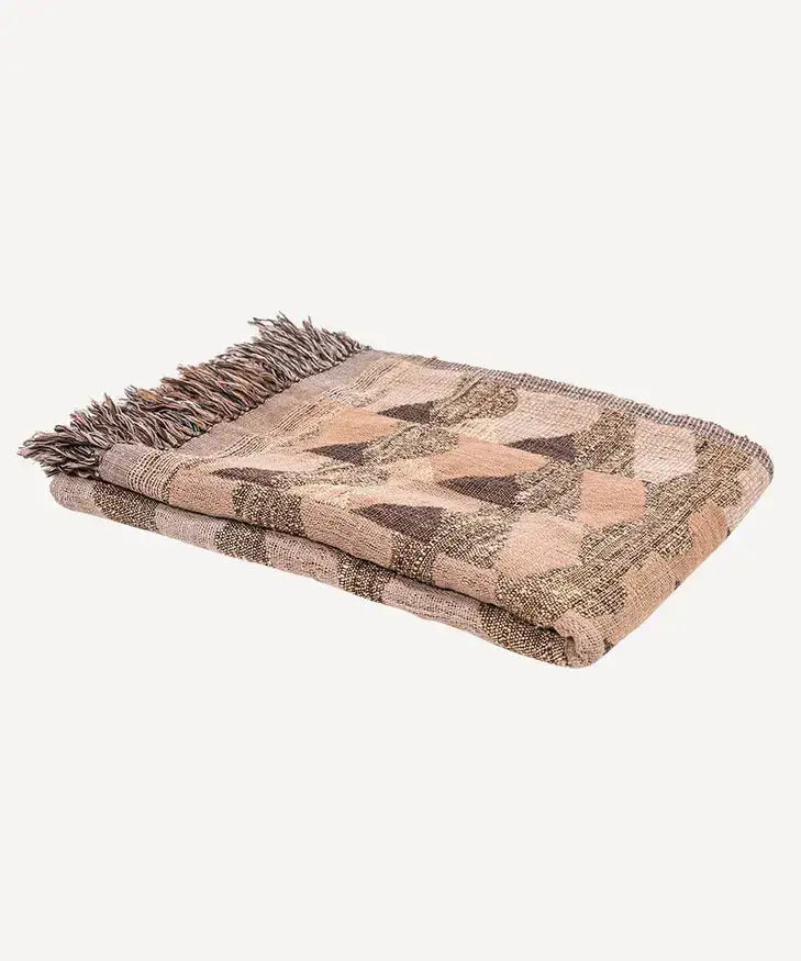 Waves Wool Silk Throw| French Country Collections | Marmaduke Shoppe